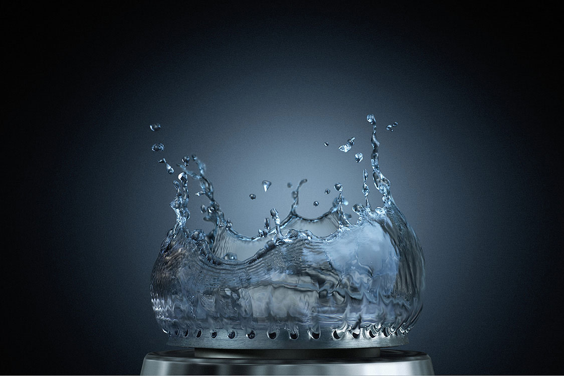 Fantasy art design wallpapers: modern 3d fiction flame water